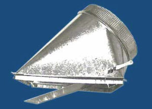 #510D Rectangle-To-Round 45° Side Take Off With Damper | M&M Manufacturing